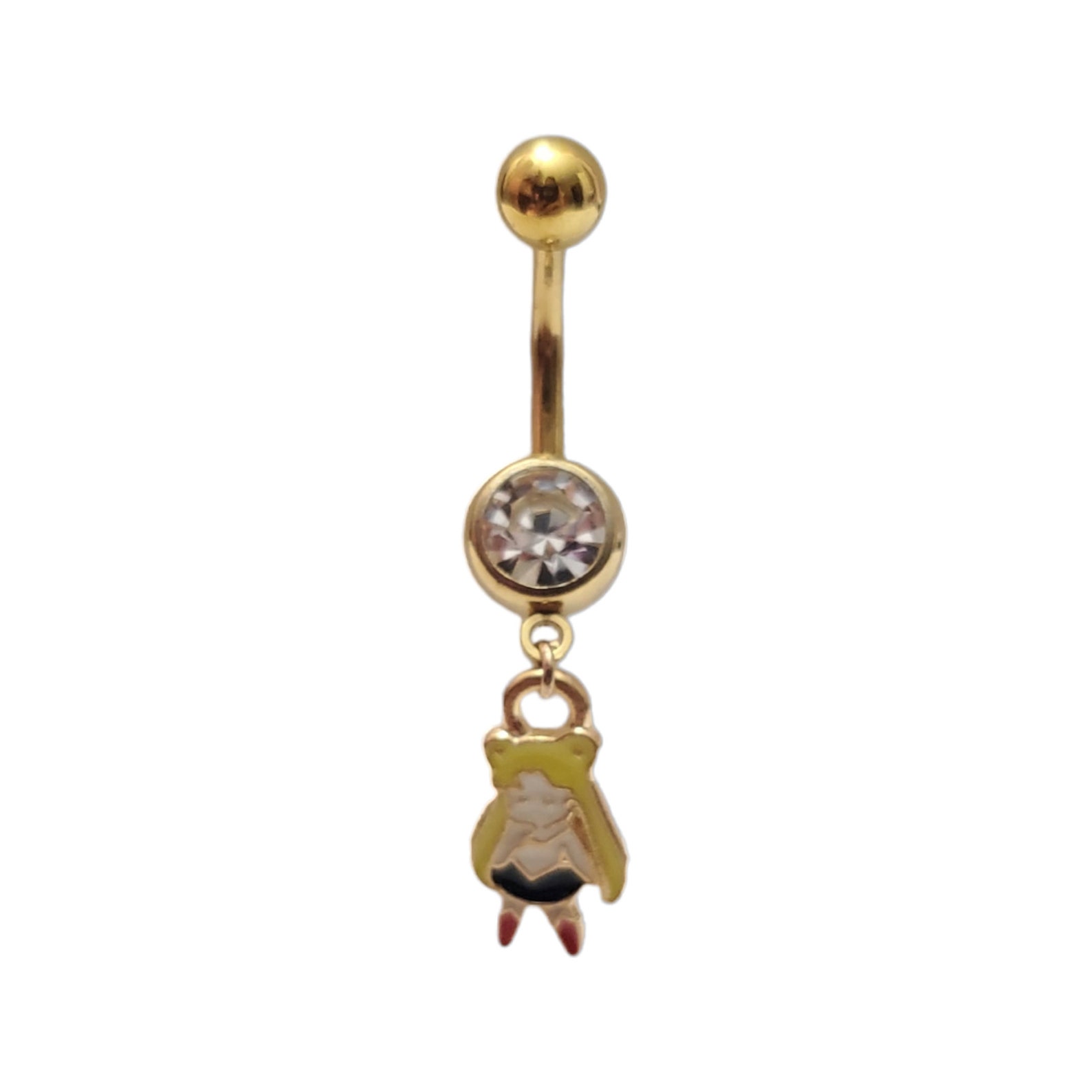 Moonstone Cosmetix Sailor Moon Inspired Belly Ring 14g Navel Piercing ...