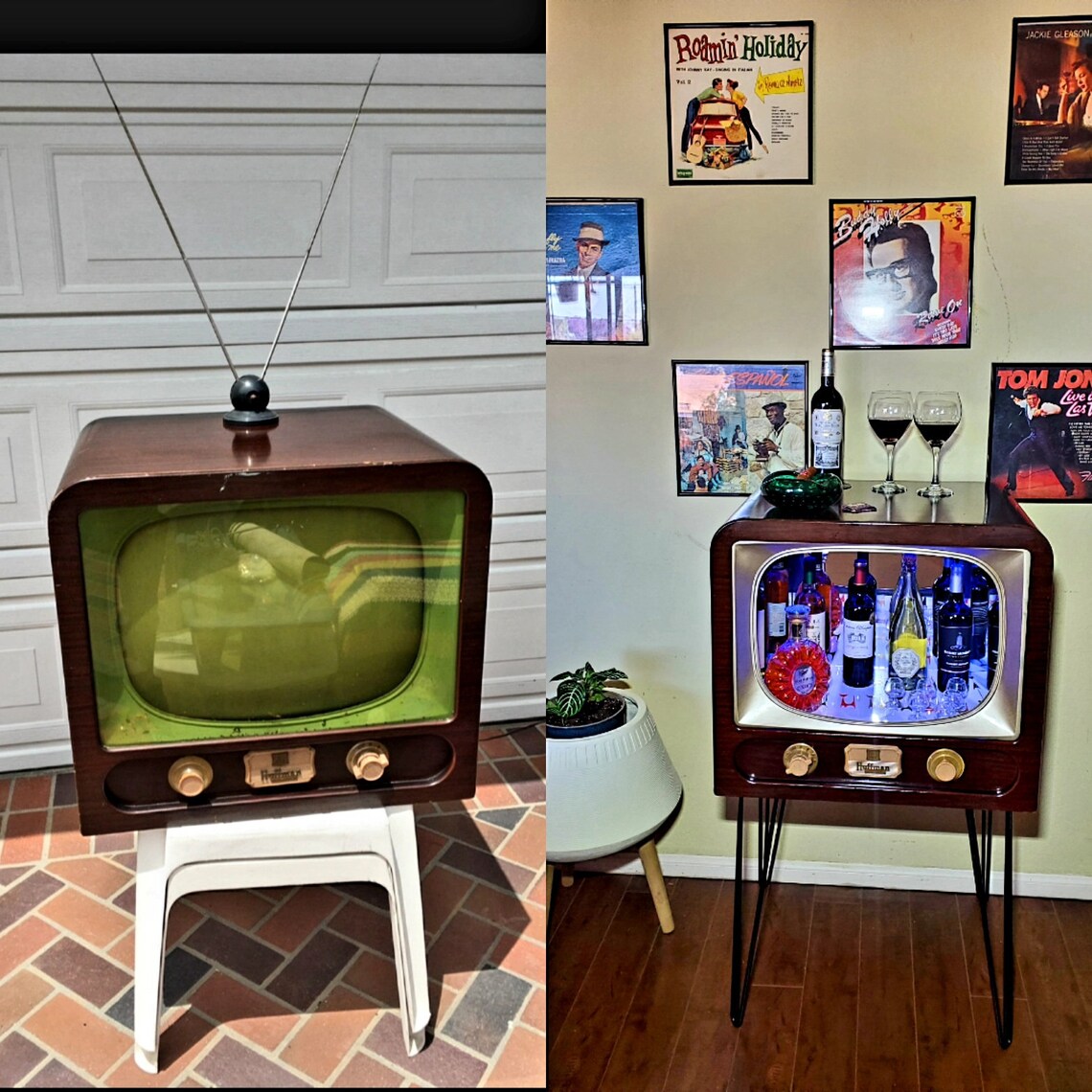 Mid Century 1950'S Hoffman Tv Bar With Bluetooth and | Etsy