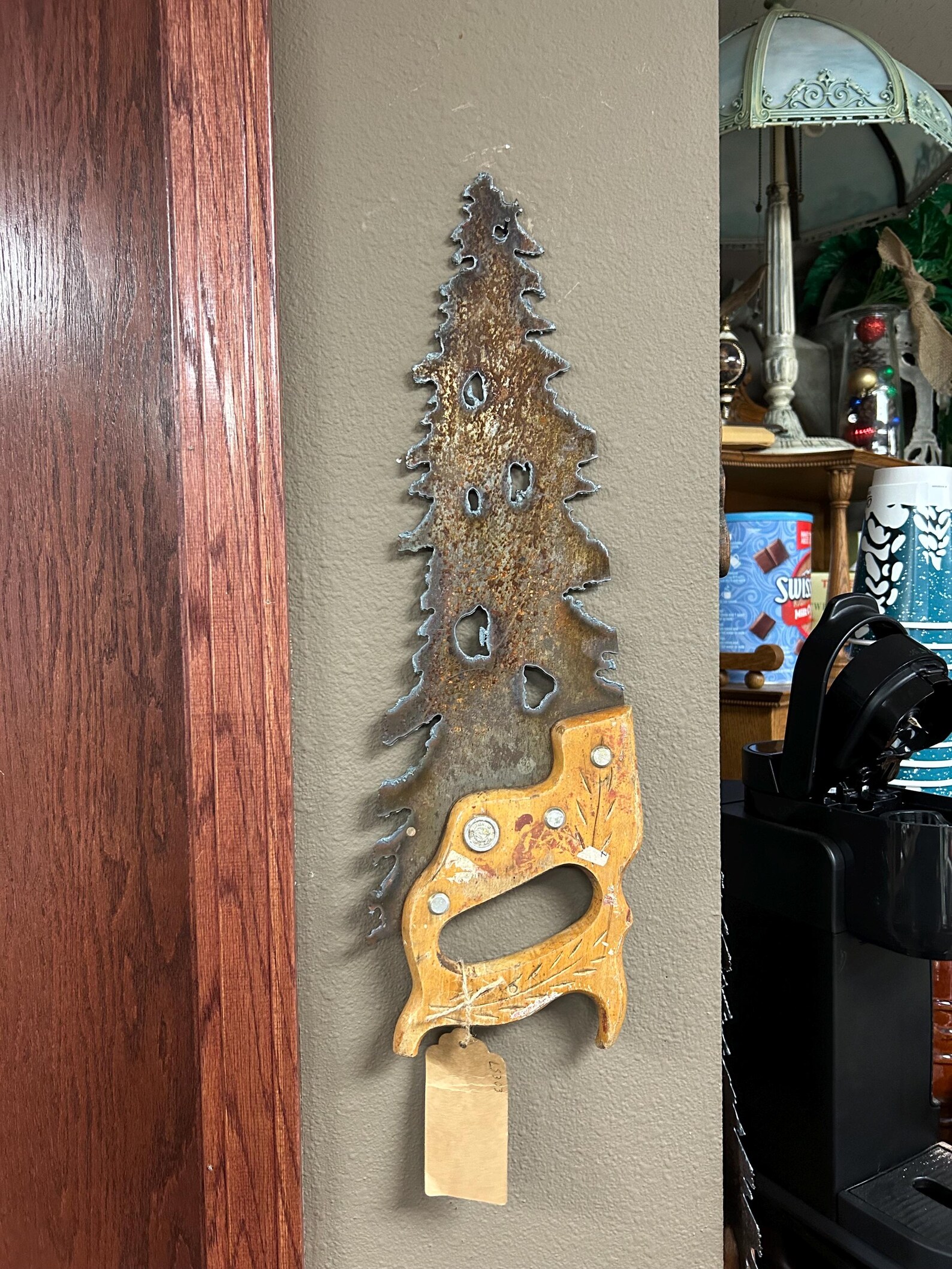 Hand Cut Tree Saws~ Recycled Metal Wall Art~vintage, Rustic, Unique ...