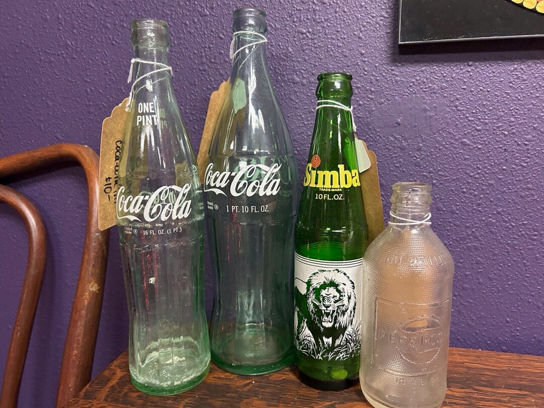 Vintage Bottles Coca-cola Simba & Pepsi - Etsy