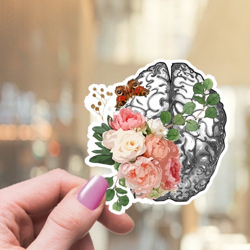 Balanced Head and Hearthuman Anatomy Brain Heart Vinyl | Etsy