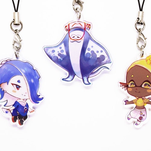 Splatoon Idol Charms 1.5 to 3.5 Inch Double Sided Acrylic - Etsy