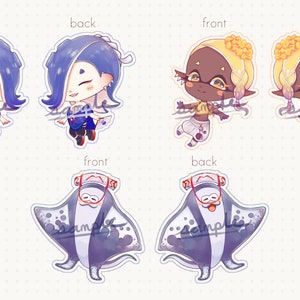 Deep Cut (splatoon 3) — 1.5" Double Sided Acrylic Charms - Etsy