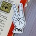 Peace Sign Sticker. Peace Hand Vinyl Sticker. Laptop Sticker. - Etsy