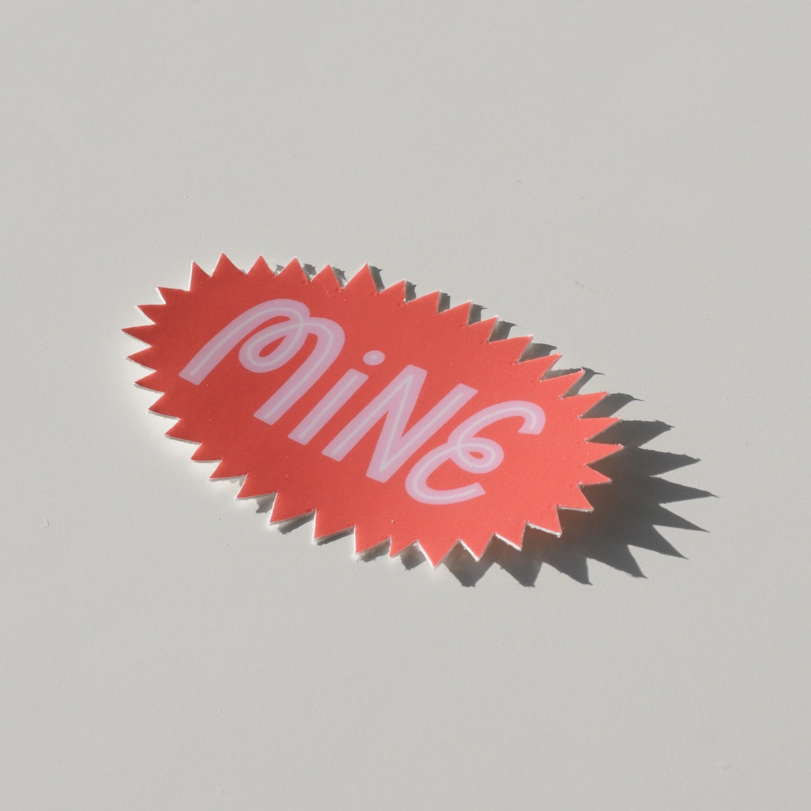 Mine Sticker. Property of Sticker. Die Cut Sticker. Vinyl Sticker ...