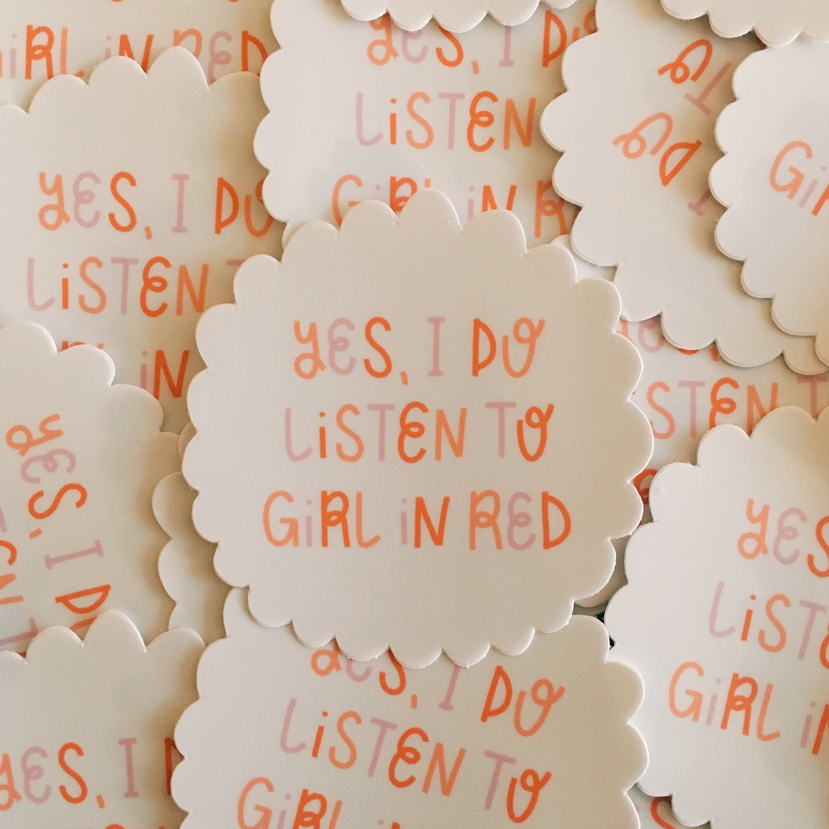 Girl in Red Sticker. Vinyl Sticker. Die Cut Sticker. LGBTQ Sticker ...