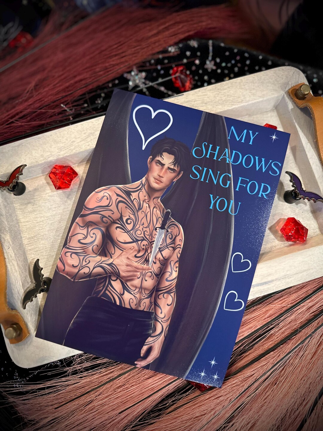 Azriel Shadowsinger Valentine's Day Kindle Backer or Print - SJM Night ...