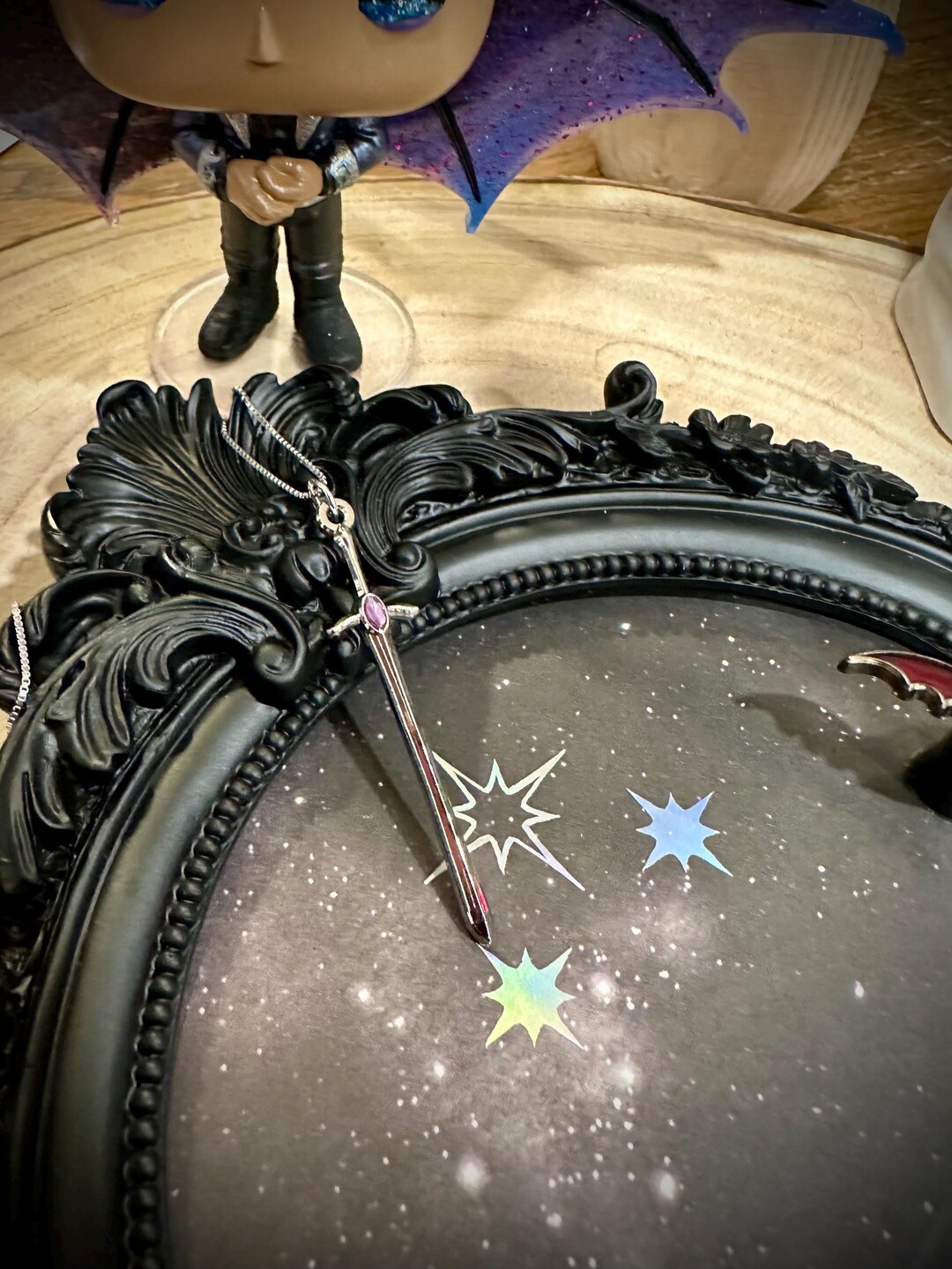 Rhysand High Lord of the Night Court Siphon Sword Silver Necklace - SJM ...