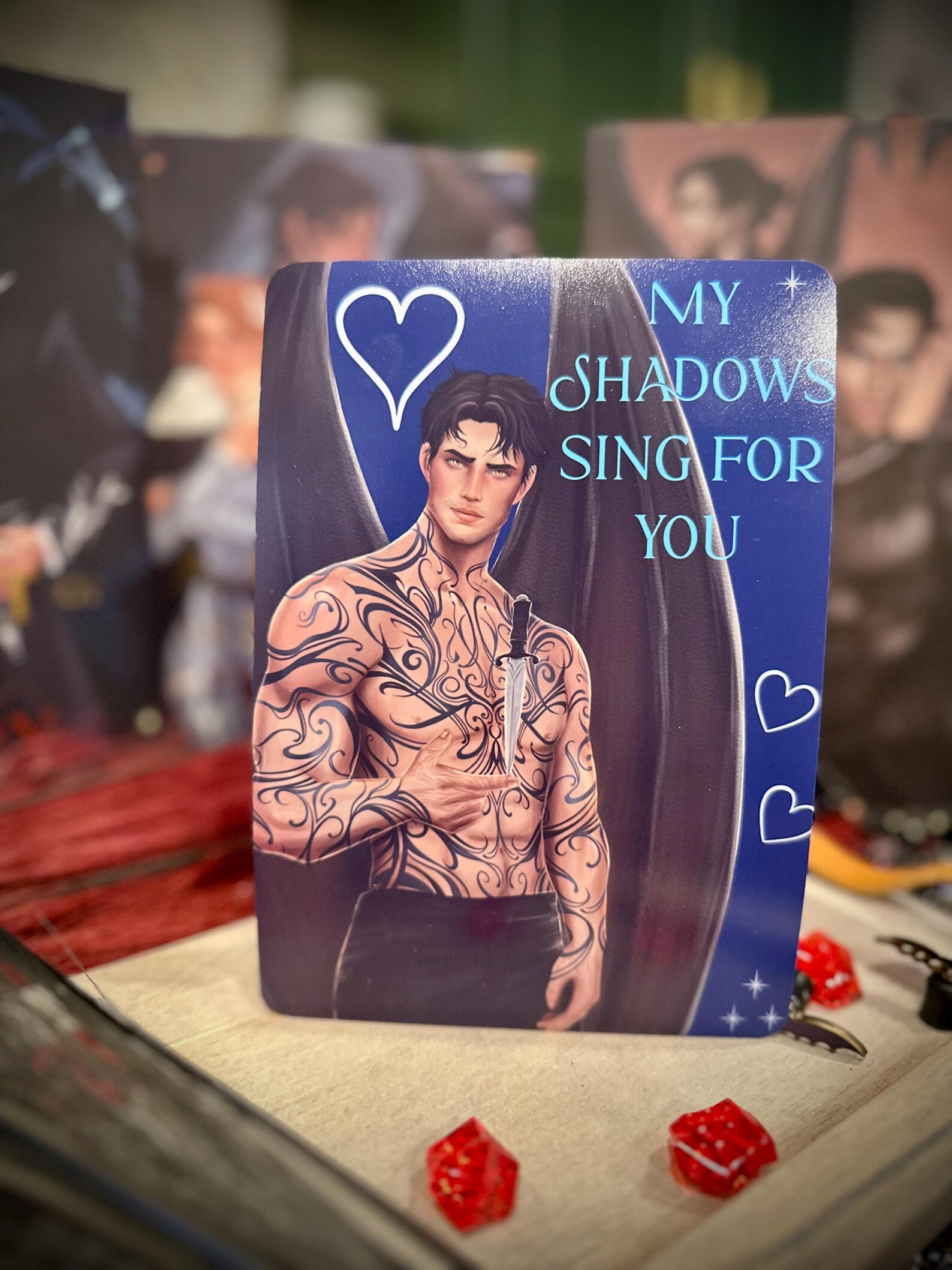 Azriel Shadowsinger Valentine's Day Kindle Backer or Print - SJM Night ...