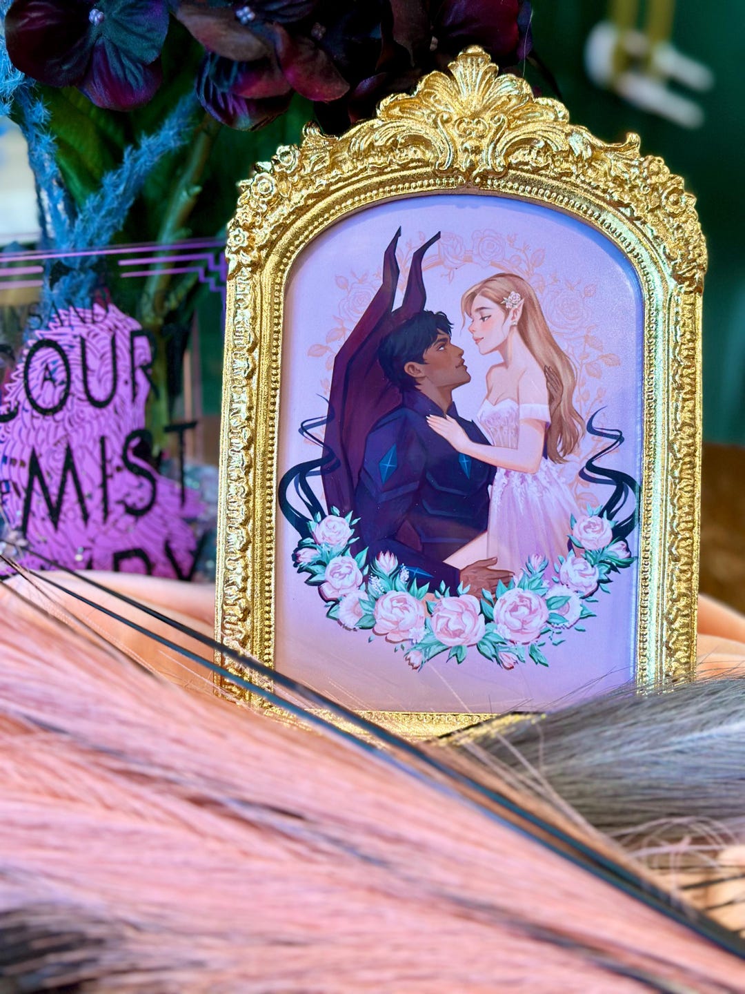 Elriel Death and the Fawn Print Azriel and Elain- SJM Night Court Fan ...