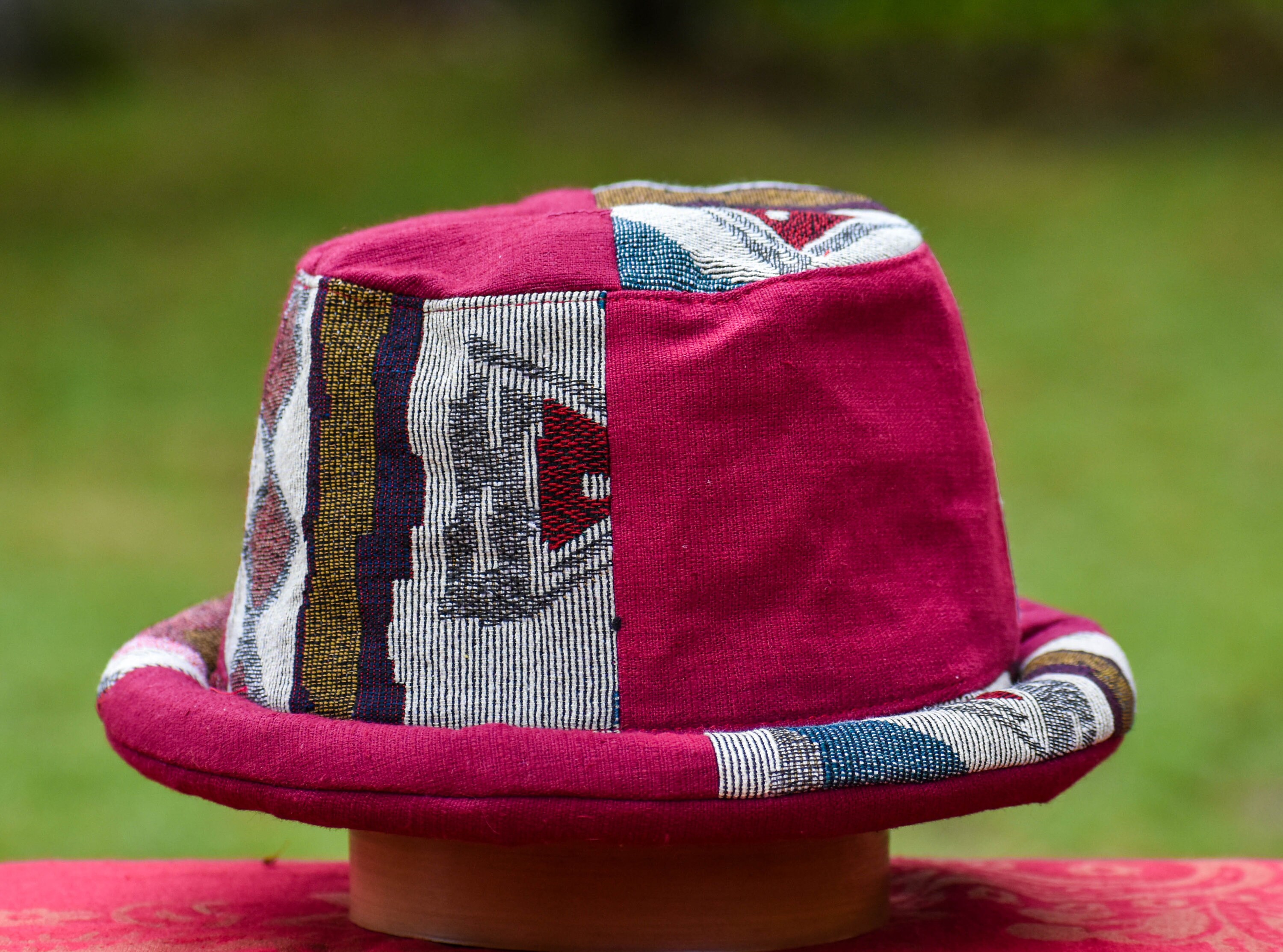 Hippie Bucket Hat Boho Hat Roll Brim Hat Thai Hat Festival - Etsy