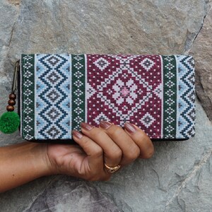 Tribal Wallet Geometric Wallet Boho Wallet Women Clutch - Etsy