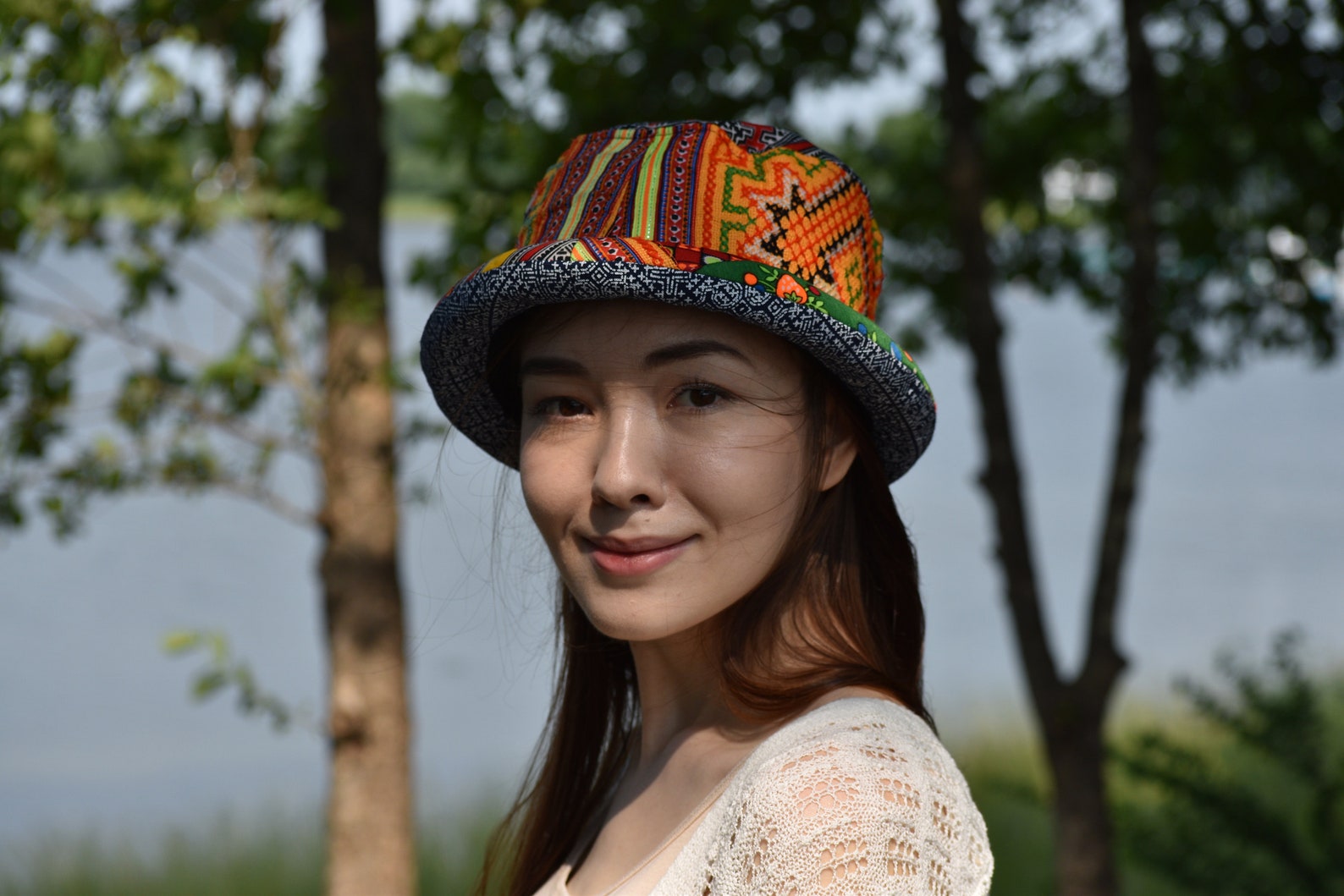 Bucket Hat, Hipster Hat, Tribal Hat, Colorful Festival Hat, Boho ...