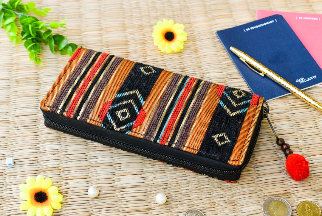 Boho Wallet, Vegan Wallet, Geometric Wallet, Women Wallet, Hippie ...
