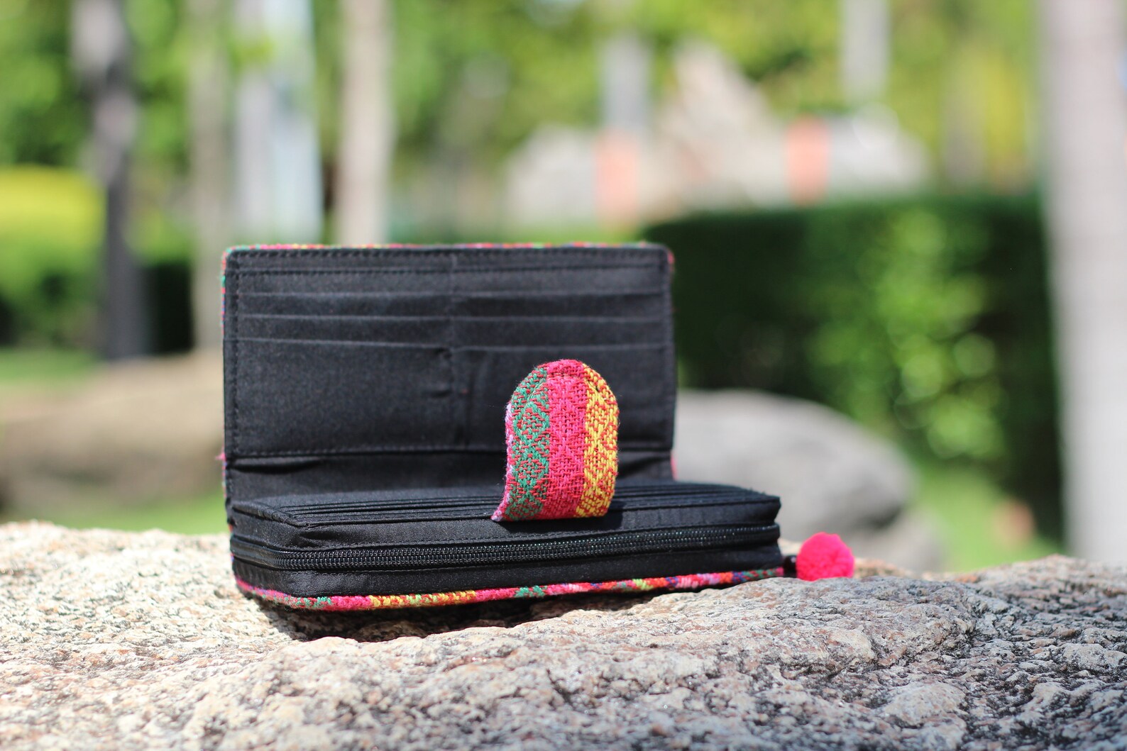 Card Wallet Striped Hippie Wallet Boho Wallet Womens Bifold | Etsy