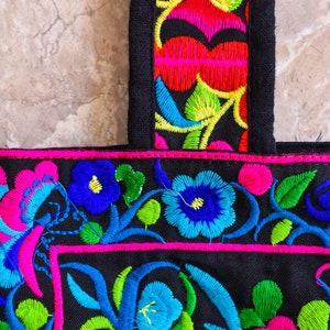 Large Hmong Bag Shoulder Bag Colorful Handbag Embroidered | Etsy
