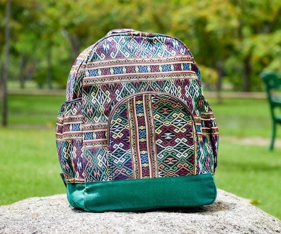 Day Backpack Hippie Backpack Travel Rucksack Tribal - Etsy