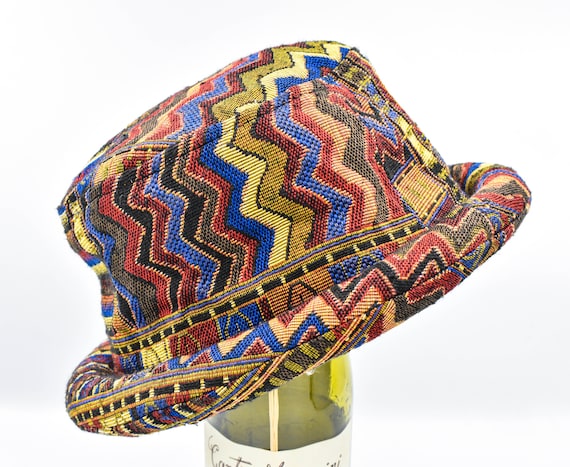 Roll Brim Hat with Aztec patterns latest addition bucket | Etsy