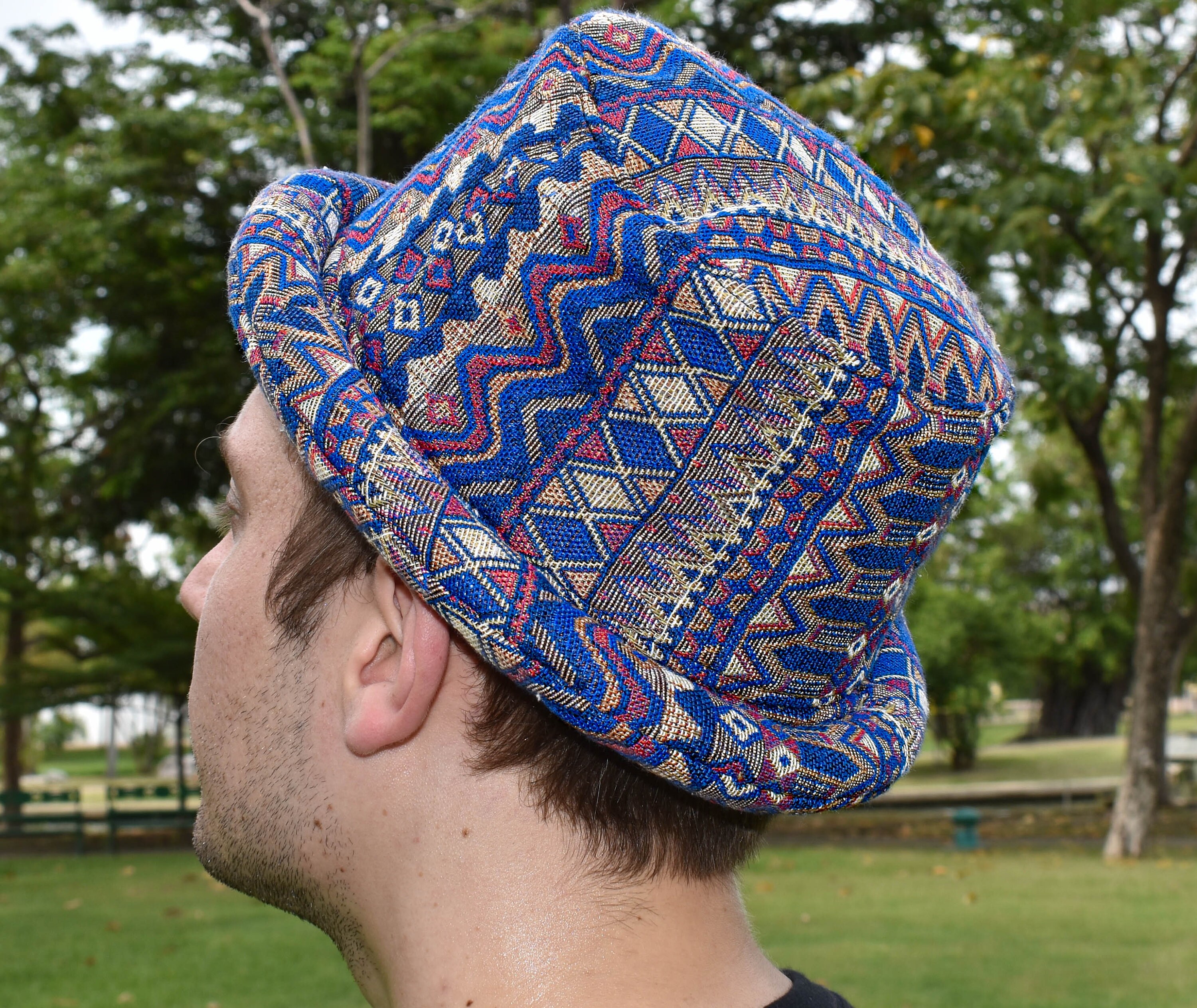 Bucket Hat festival hat Party Hat Roll Brim Hat Tribal | Etsy