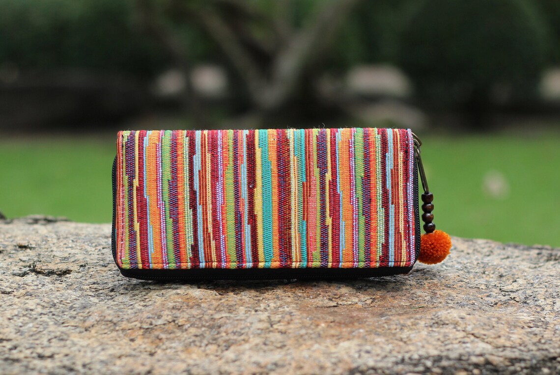 Womens Wallet,stripes,colorful Cute Wallet,bohemian Wallet,vegan Wallet ...