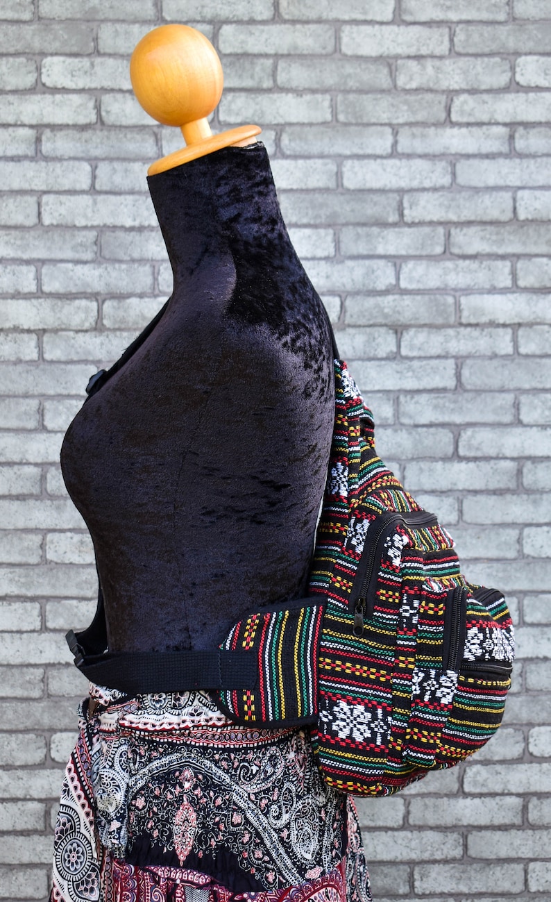 Boho Sling Backpack Ethnic Rucksack Backpack Purse Aztec - Etsy