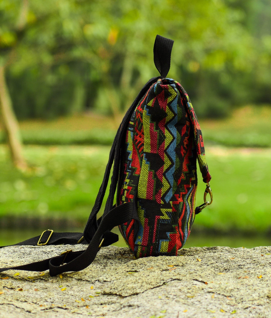 Colorful Backpack Purse Aztec Mayan Tribal Ethnic Native | Etsy