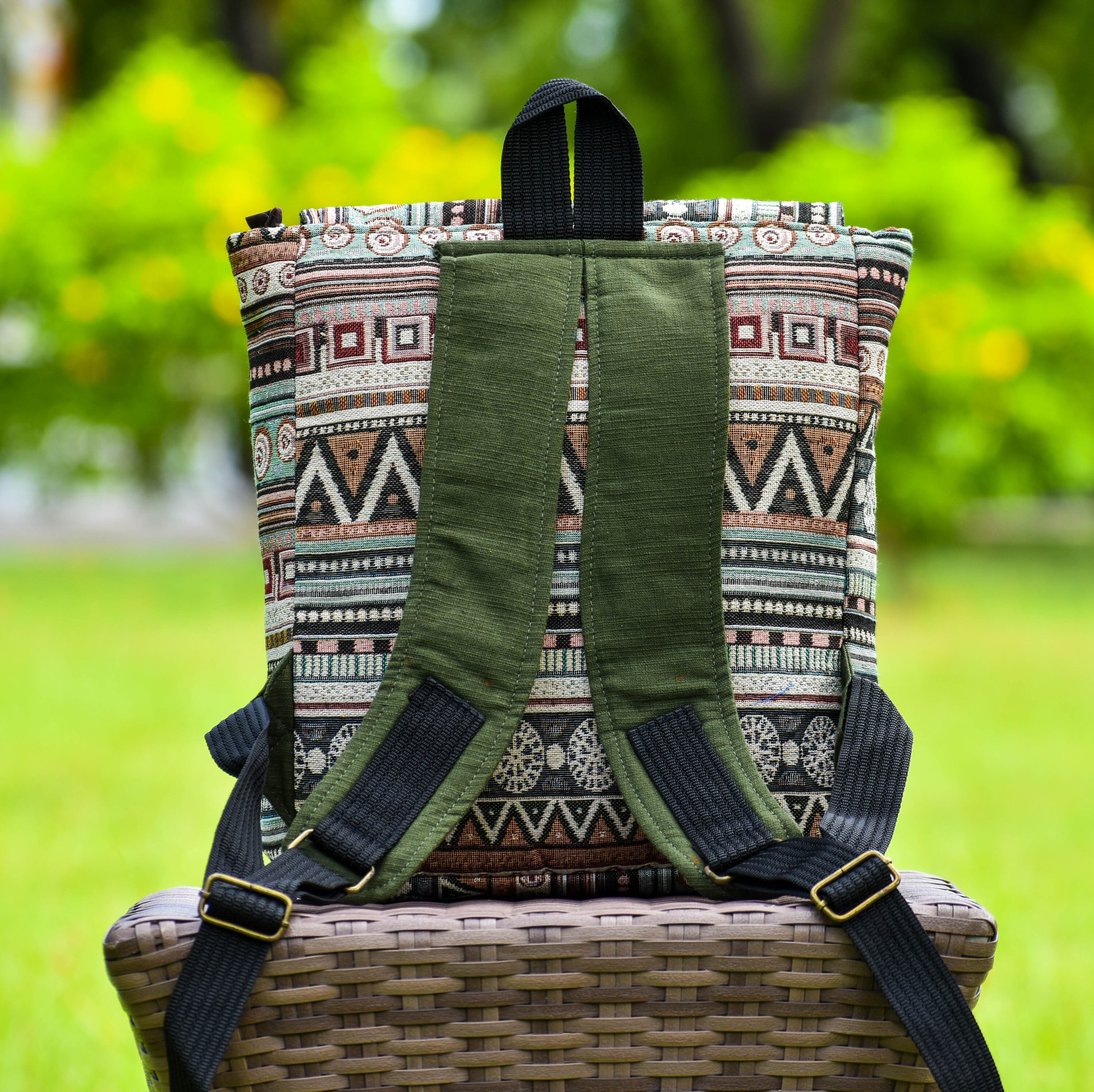 Small Backpack Purse Boho Style Square Satchel Backpack Ipad - Etsy