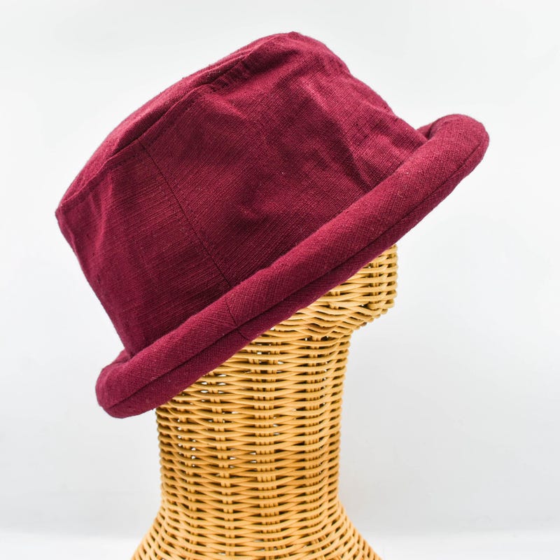 Burgundy Bucket - Etsy UK