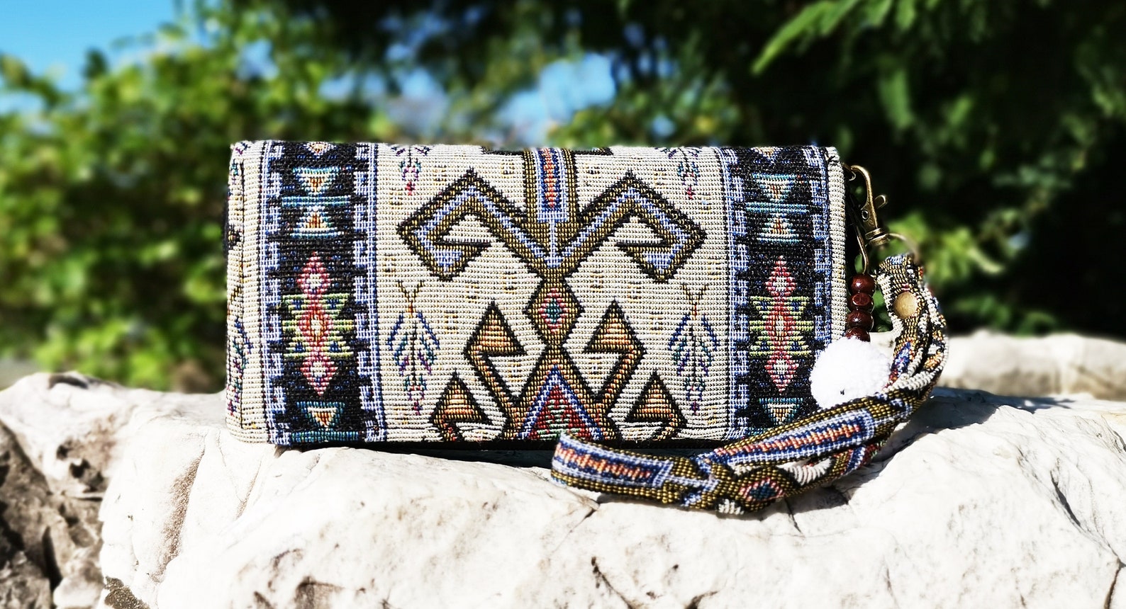 Aztec Tribal Women's Wallet Coin Purse & 8 Card Holder - Etsy