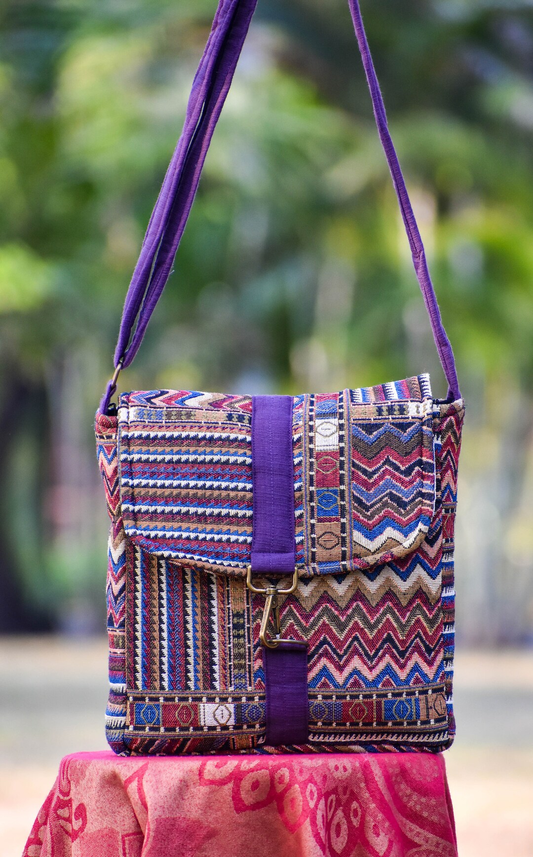 Hippie Bag, Messenger Bag, Men Geometric Bag, Aztec Bag, Crossbody Bag ...
