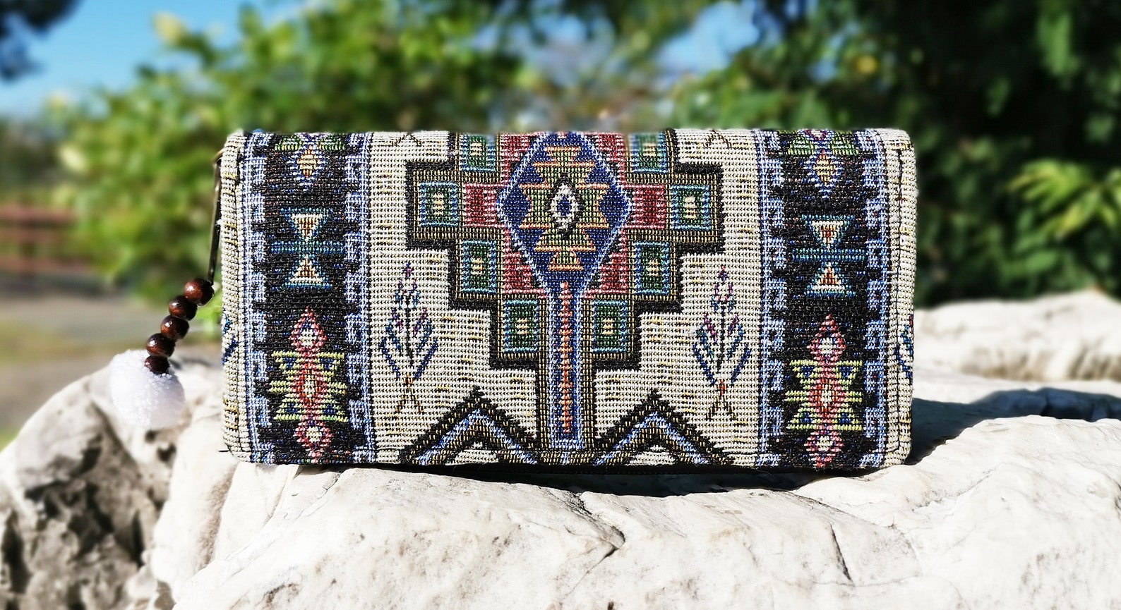 Aztec Tribal Women's Wallet Coin Purse & 8 Card Holder - Etsy