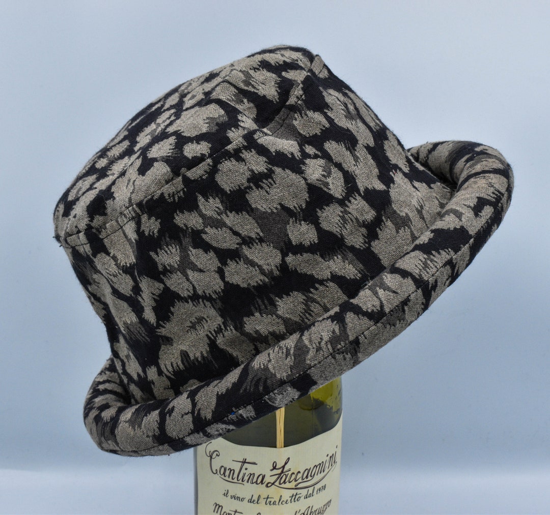 Roll Brim Hat Hippie Bucket Hat Geometric Hat Summer Hat - Etsy UK