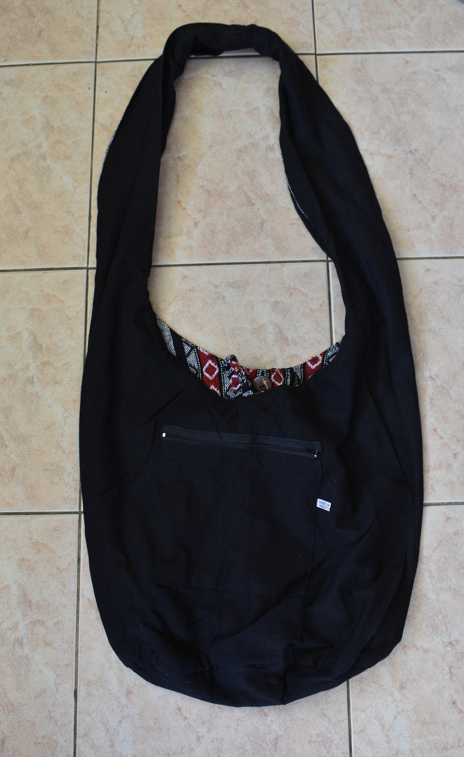 Boho Sling Bag Hobo Bag Slouchy Bag fabric Vegan Bag Gypsy - Etsy