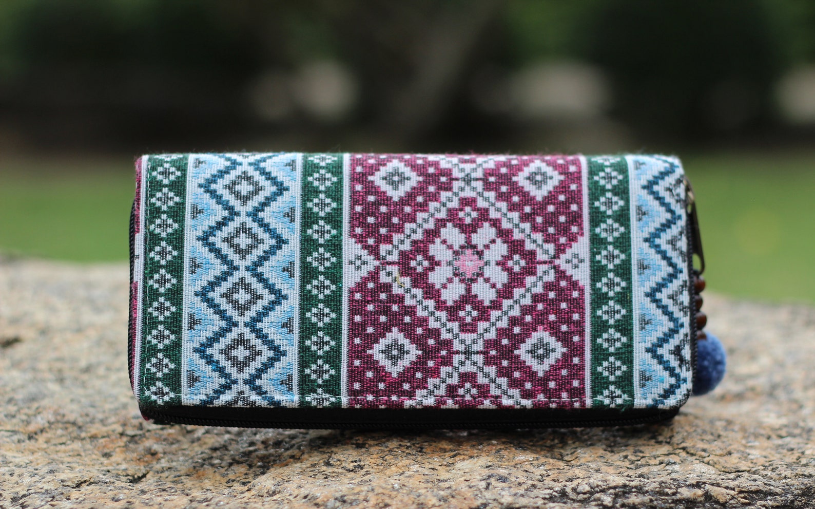 Tribal Wallet Geometric Wallet Boho Wallet Women Clutch - Etsy