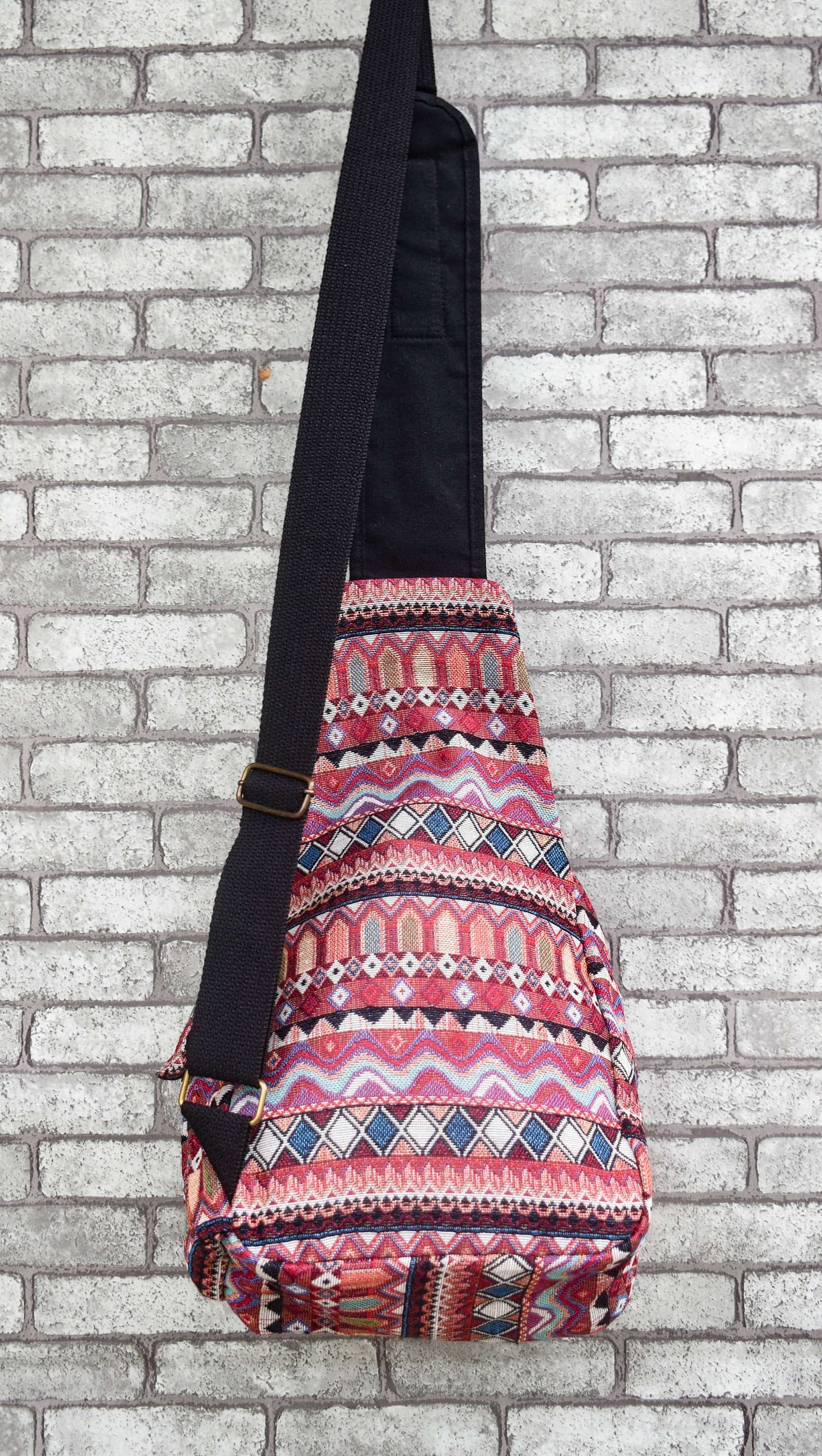 Boho Sling Backpack Ethnic Rucksack Backpack Purse Aztec | Etsy