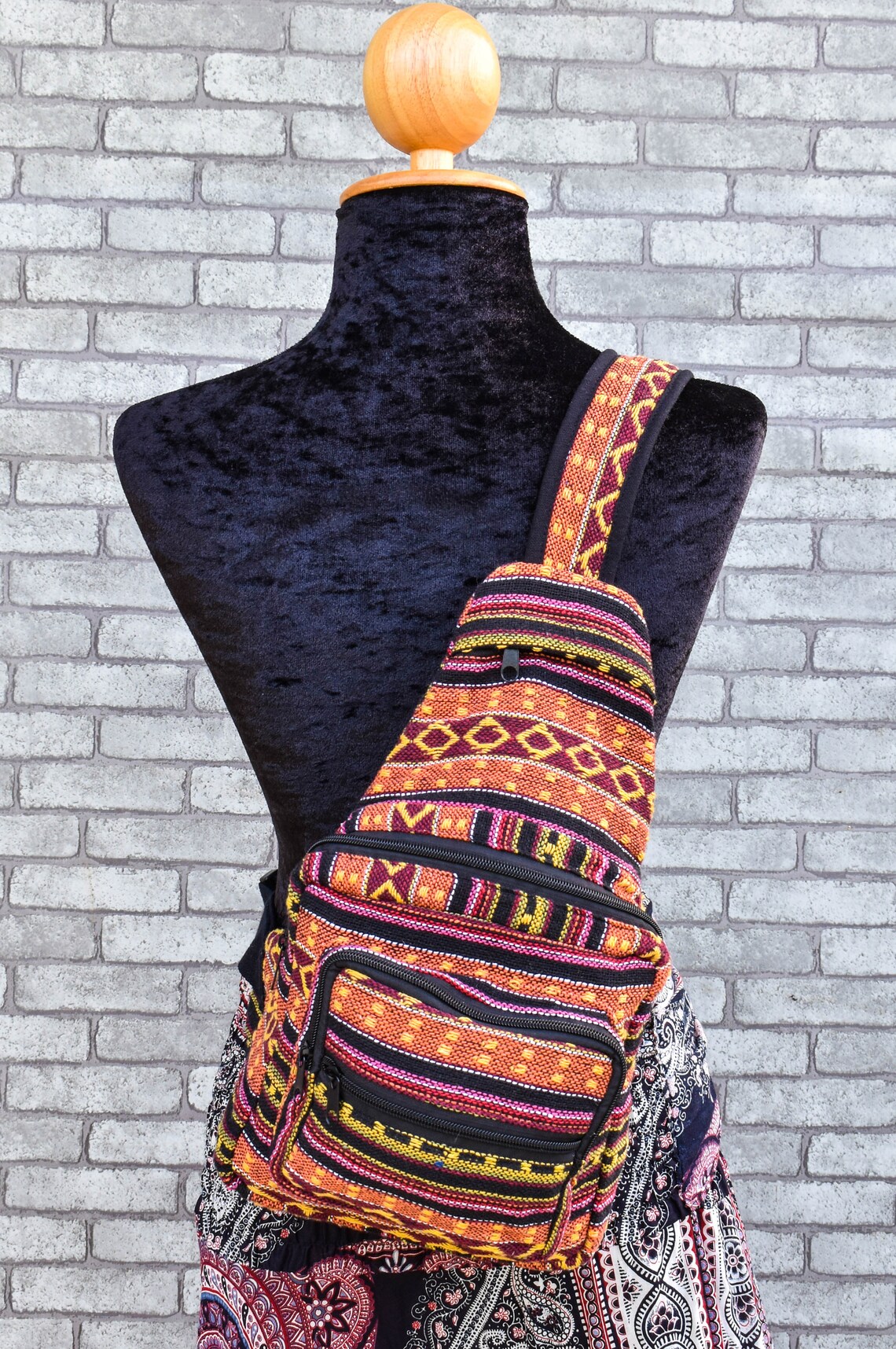 Boho Backpack Women Backpack Hipster Backpack Sling - Etsy