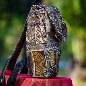 Small Backpack Purse Boho Style - Square Satchel Backpack iPad Bag ...