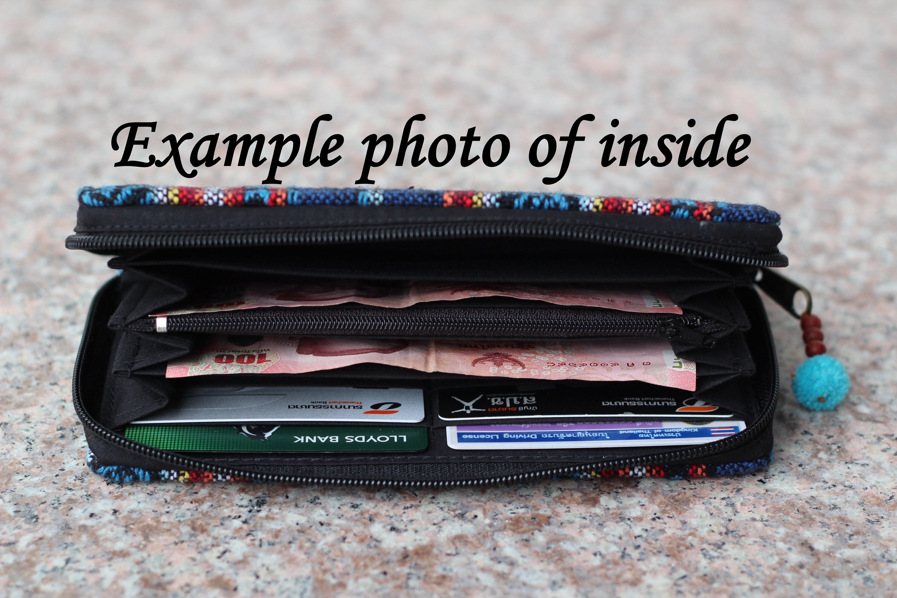 Boho Wristlet Wallet Moroccan Oriental Style Bohemian Fabric | Etsy