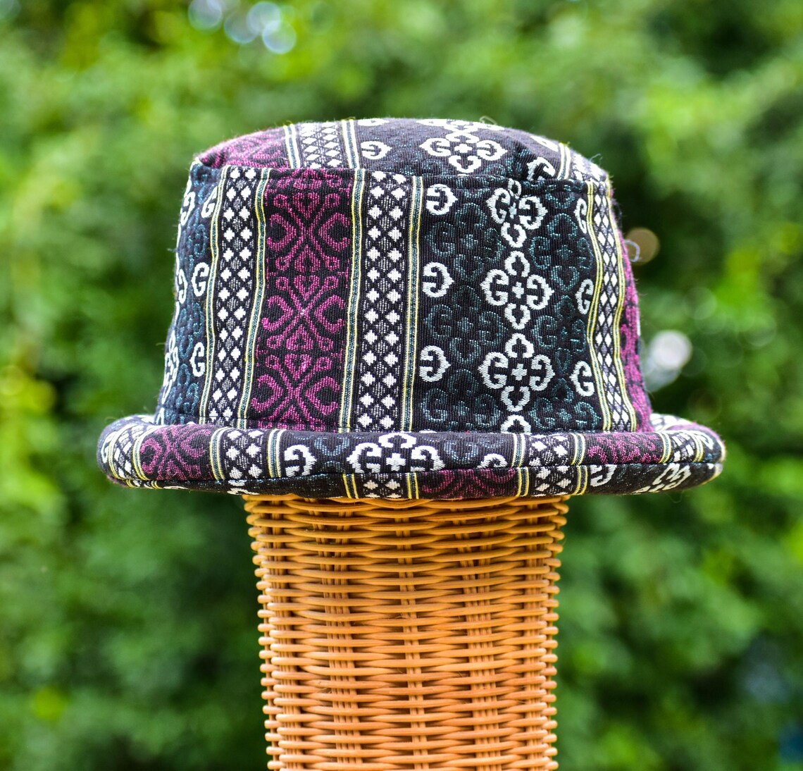Bucket Hat, Hipster Hat, Tribal Hat, Colorful Festival Hat, Boho ...