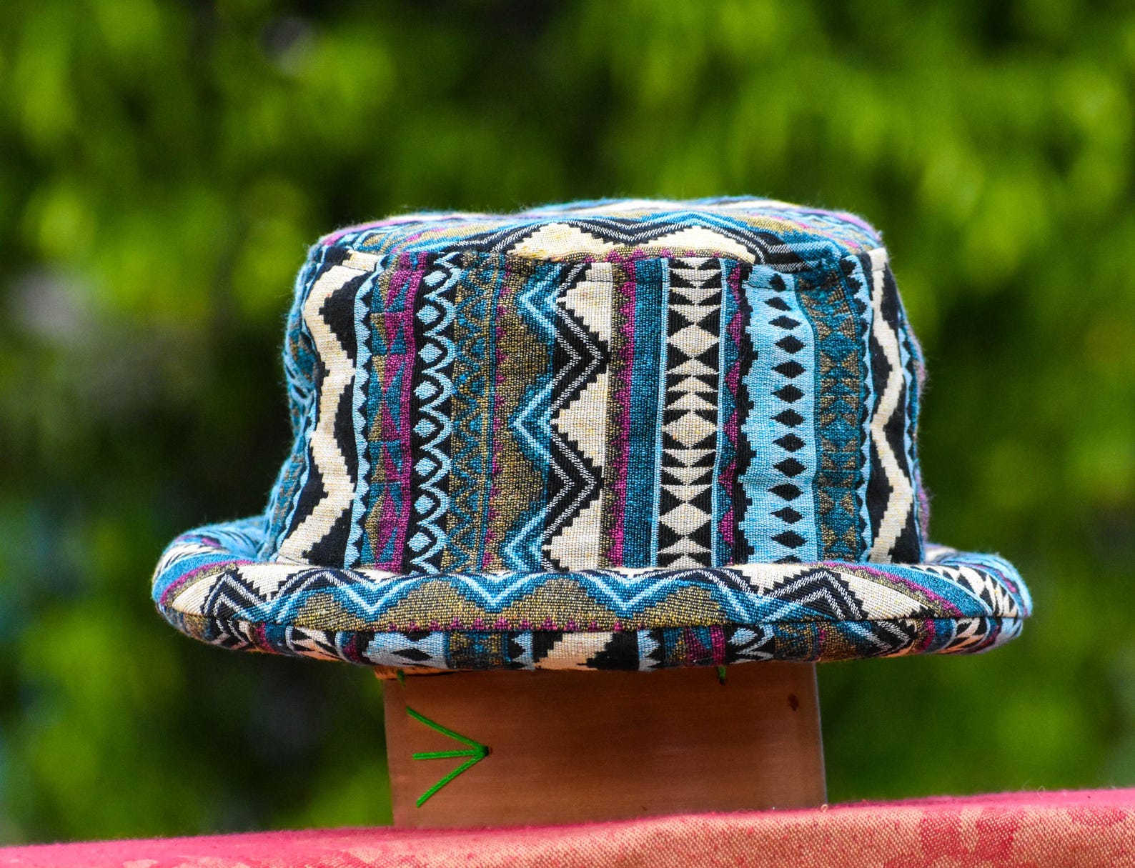 Hipster Hat, Bucket Hat, Tribal Hat, Colorful Festival Hat, Musician ...