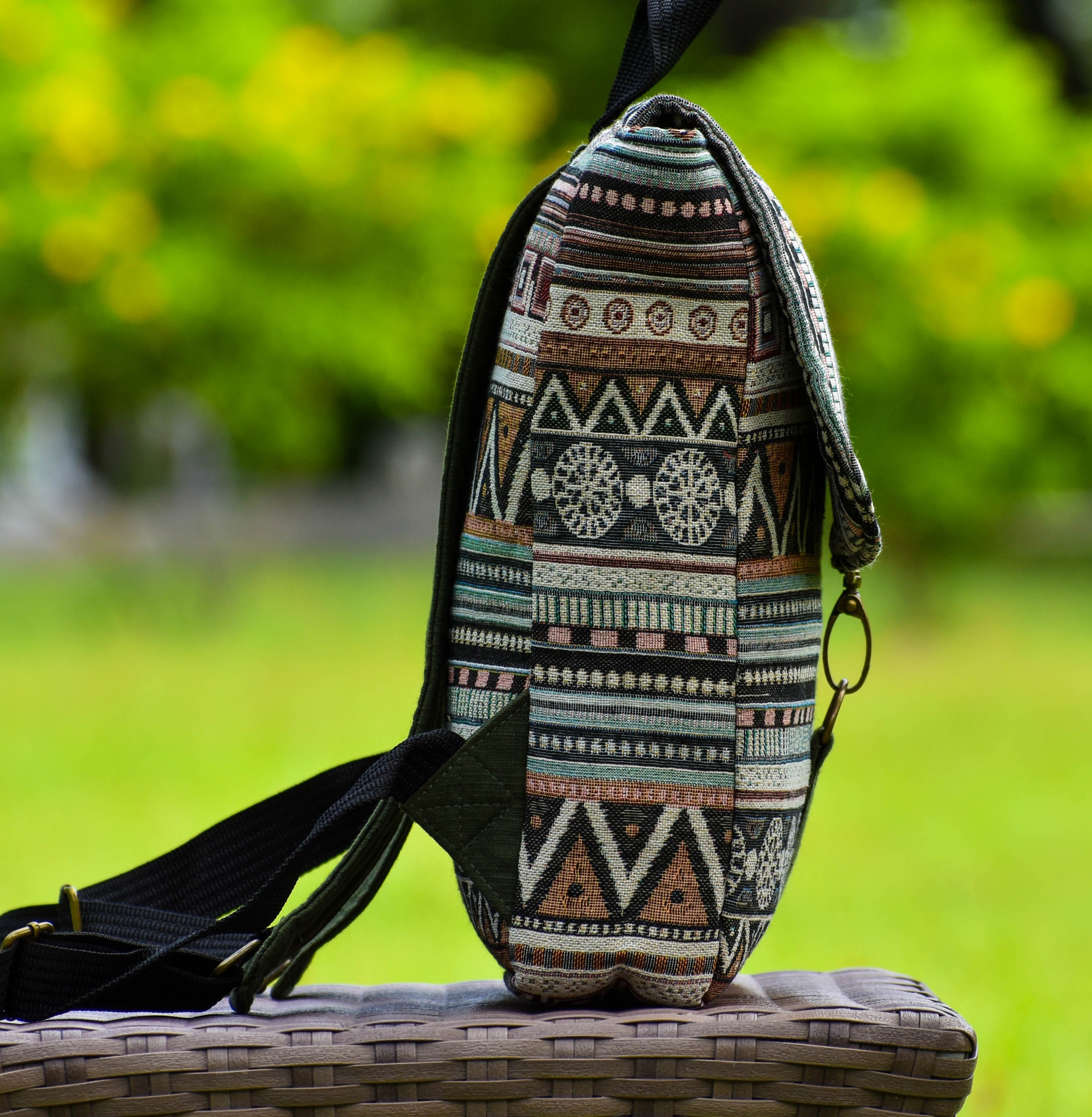 Small Backpack Purse Boho Style Square Satchel Backpack Ipad - Etsy