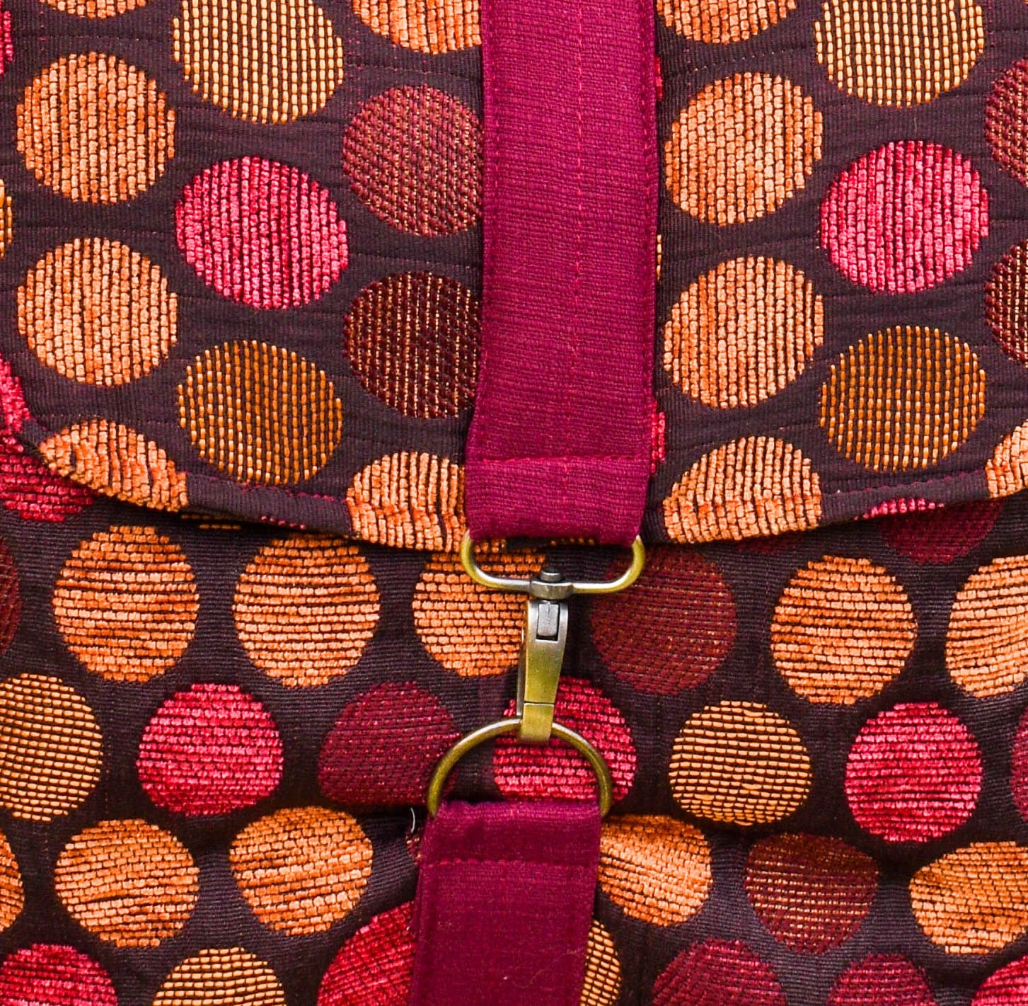 Colorful Fabric Backpack Modern Pattern Ethnic Rucksack | Etsy