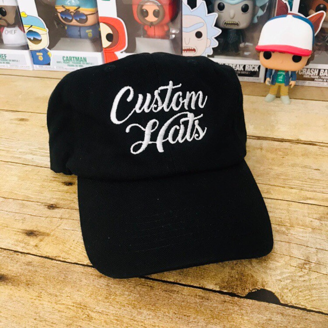 Custom Dad Hat Embroidery for Men, Women - Unstructured Dad Hats ...