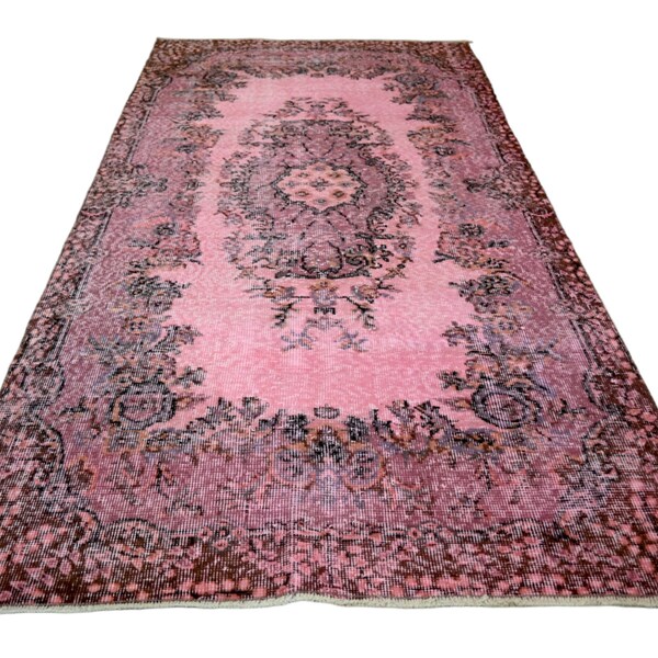 Pink Oushak Rug - Etsy