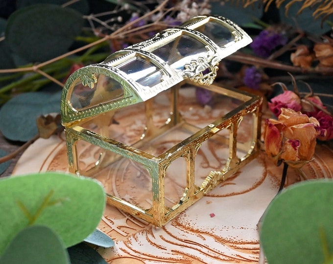 Treasure Chest - Gold - Etsy