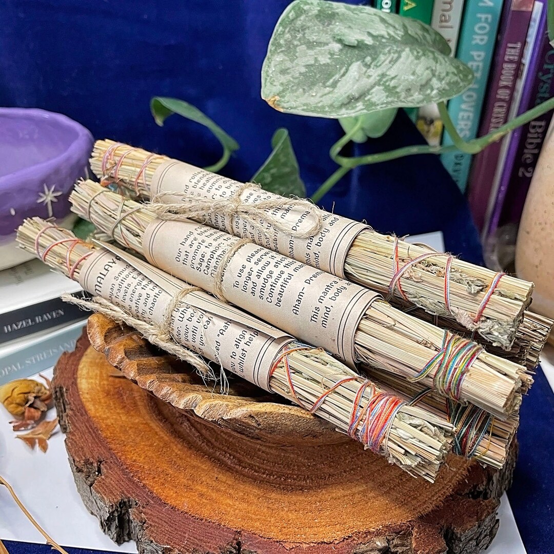 Himalayan Smudge Stick - Ritual - Incense - Altar - Smudging - Sage ...