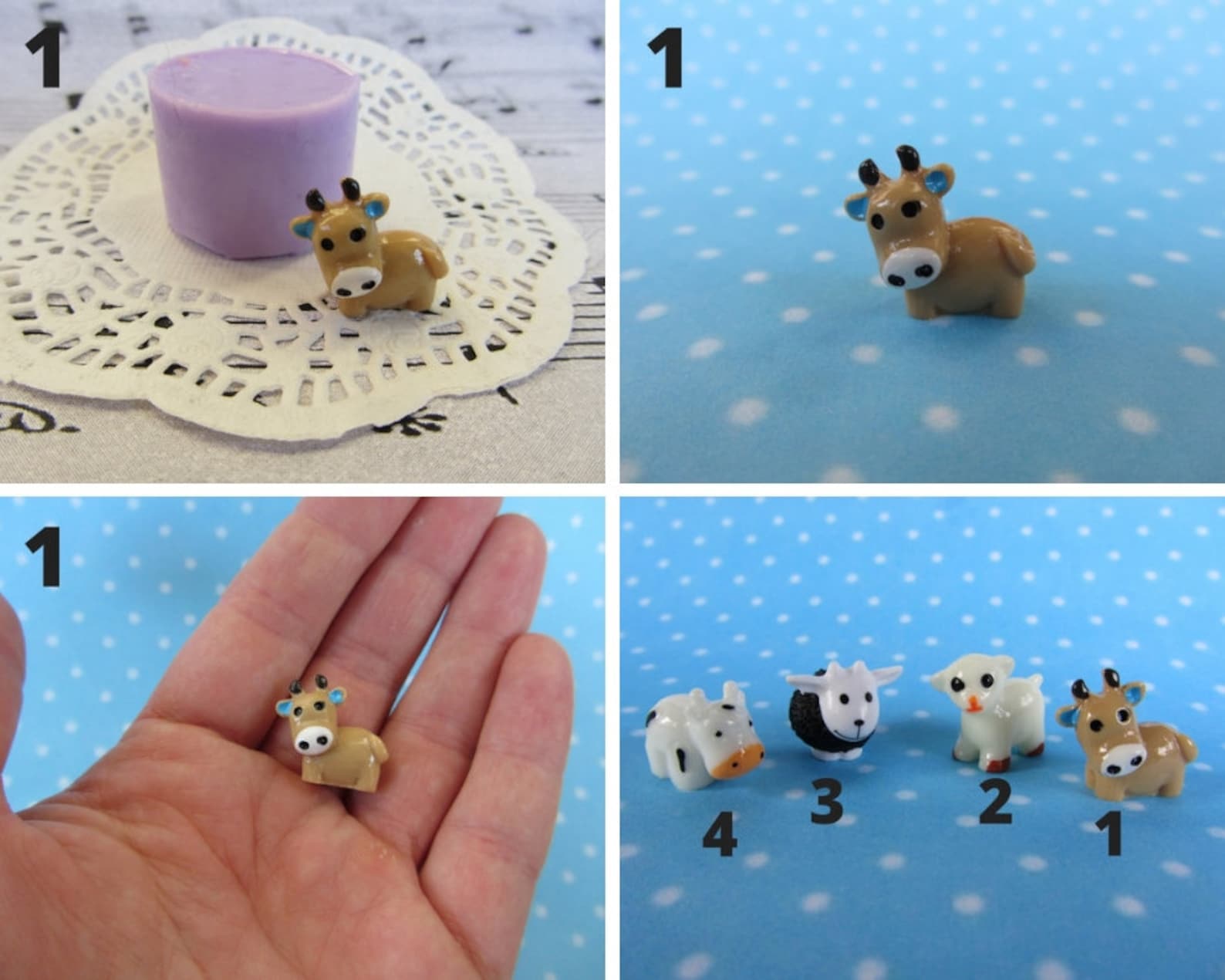 Silicone 3d-molds for Miniature Animals of Different Shapes | Etsy