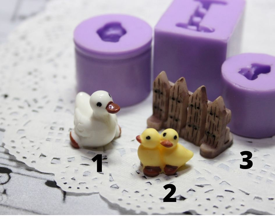 Silicone 3D-molds for miniature pets of different shapes and | Etsy