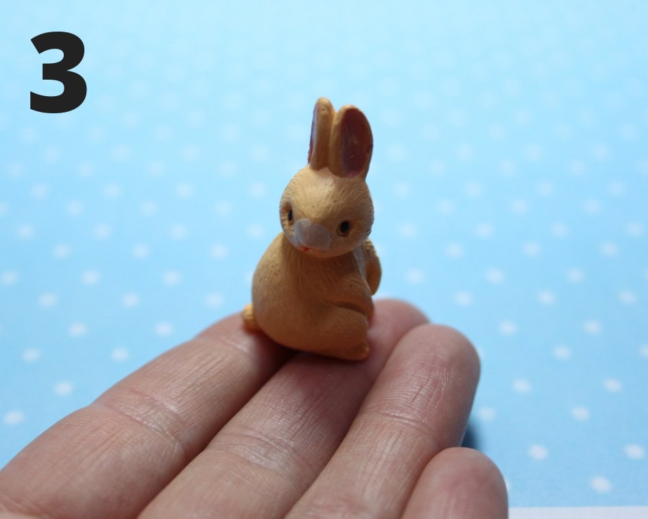 Silicone 3D-molds for miniature rabbits of different shapes | Etsy