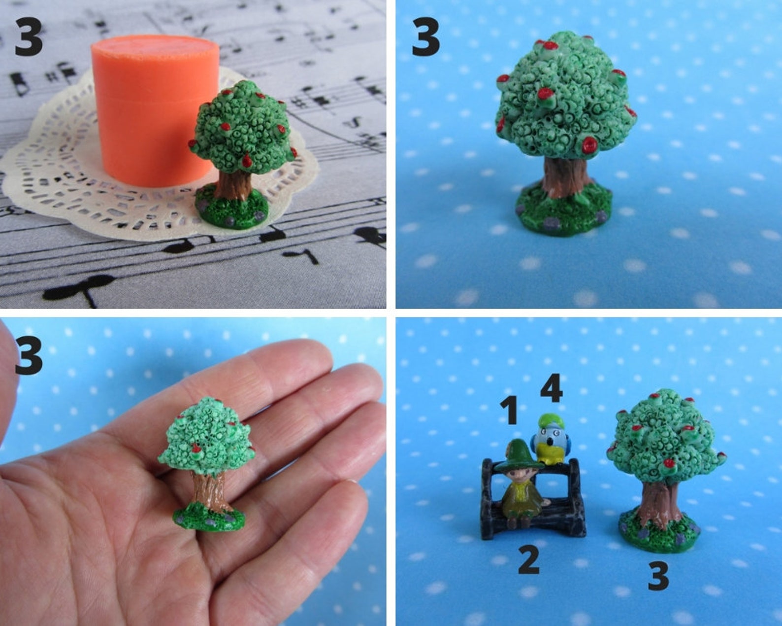 Silicone 3d-molds for Miniature of Different Shapes and Sizes. Forms ...